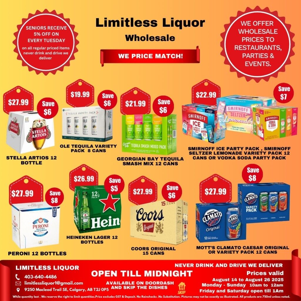 Flyers - Liquor Store in Calgary
