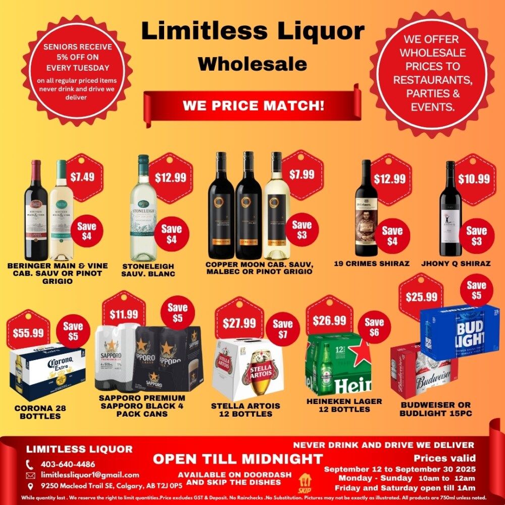 Flyers - Liquor Store in Calgary